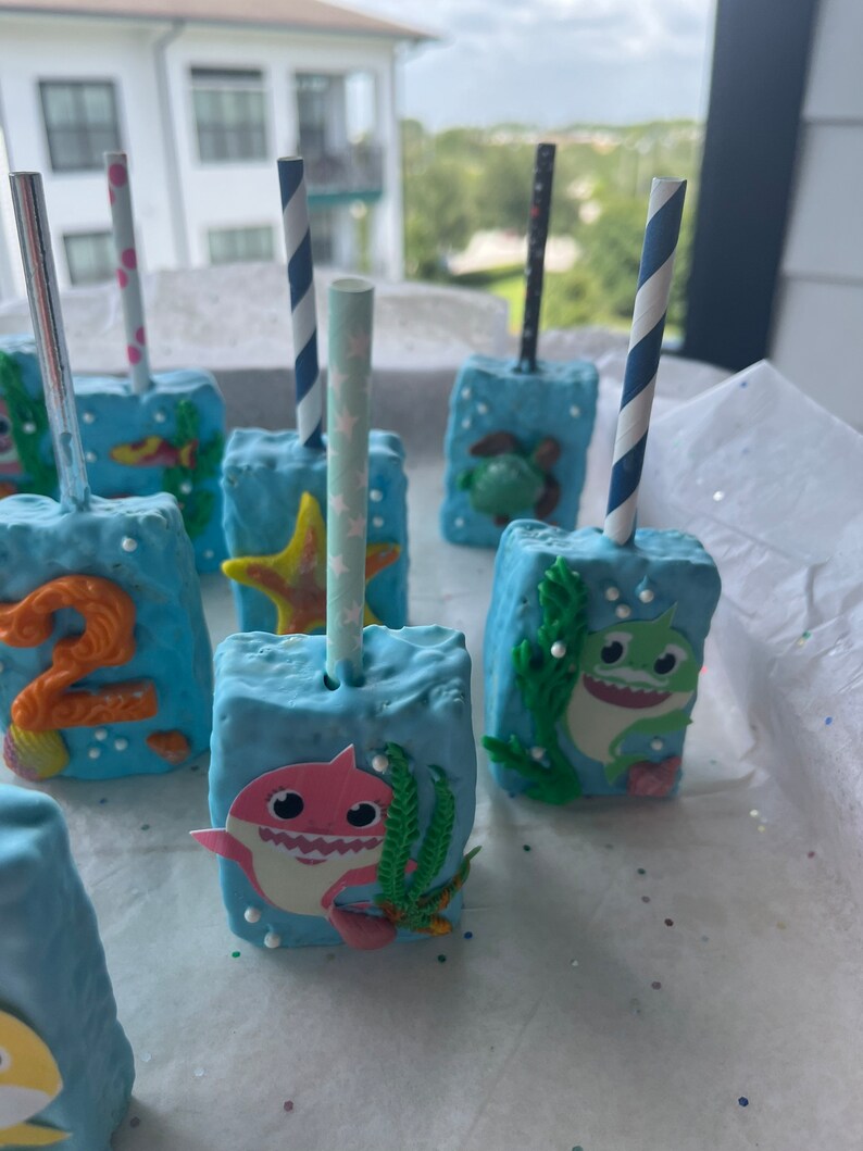 Baby Shark Rice Crispy - Etsy