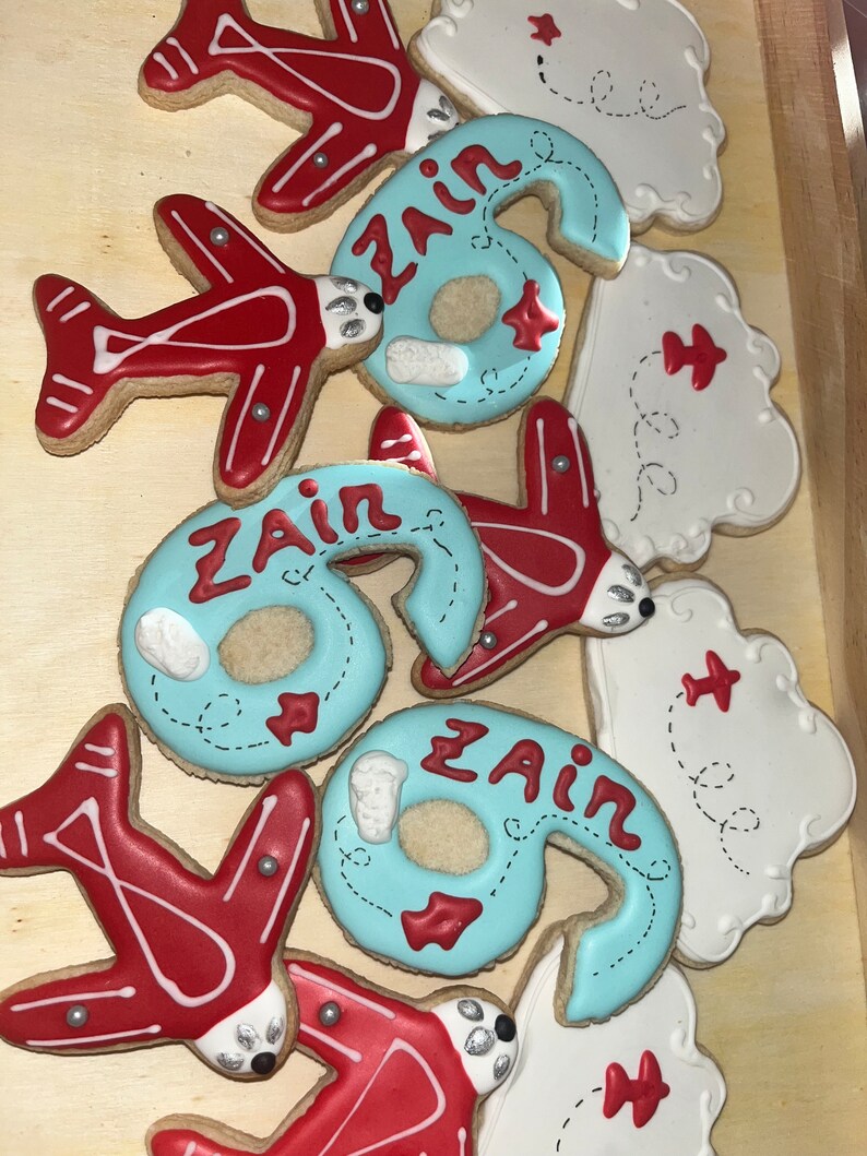 Airplane Sugar Cookies - Etsy
