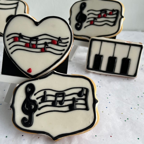 Musical Note Cookies - Etsy