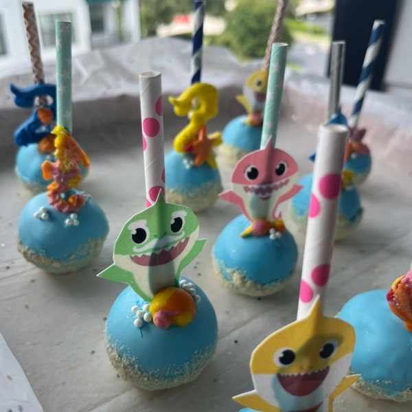 Baby Shark Cookies - Etsy