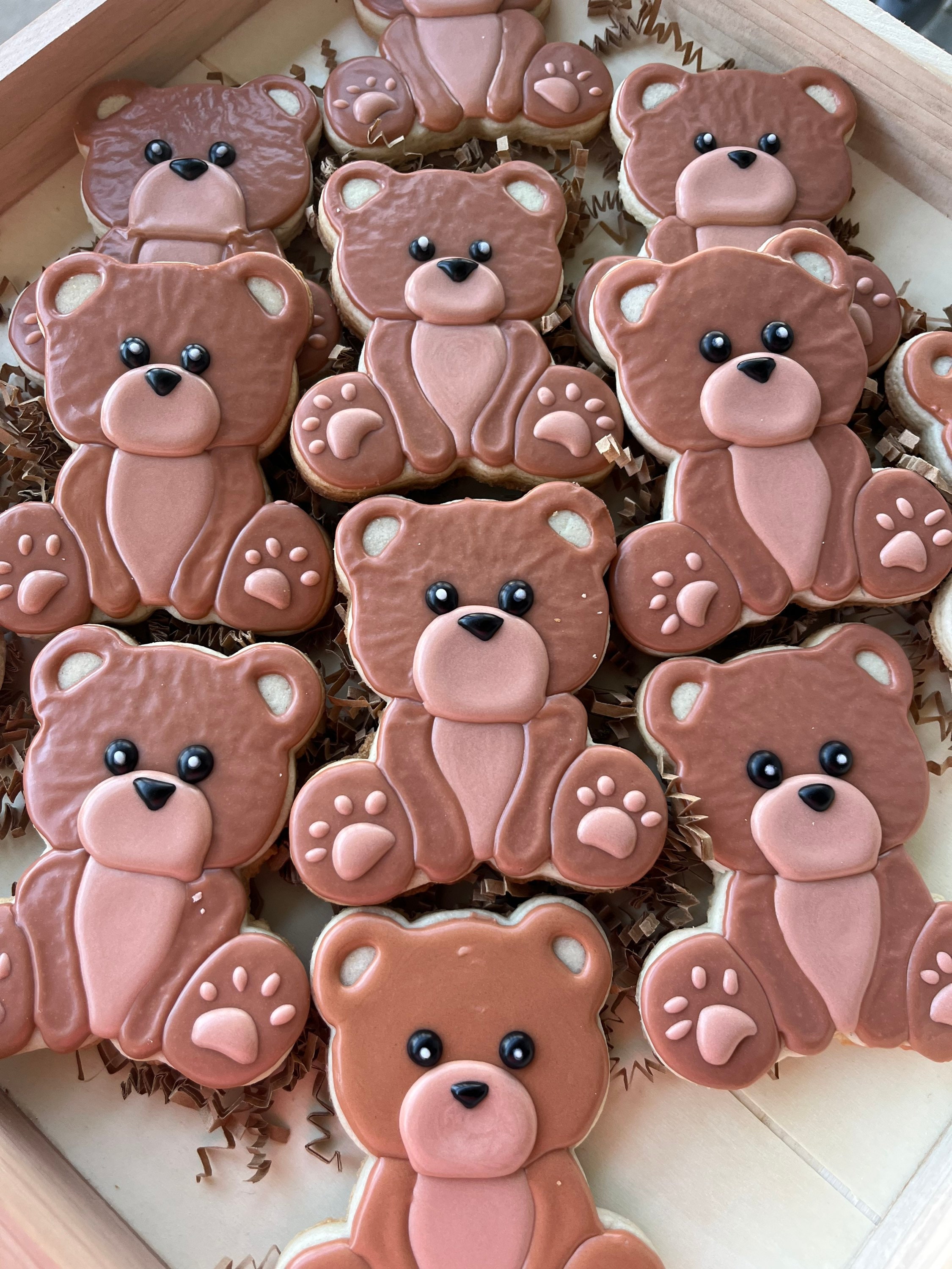 Teddy Bear Sugar Cookies - Etsy