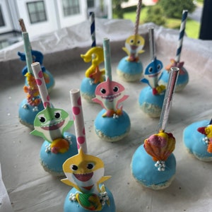 Baby Shark Popsicles - Etsy