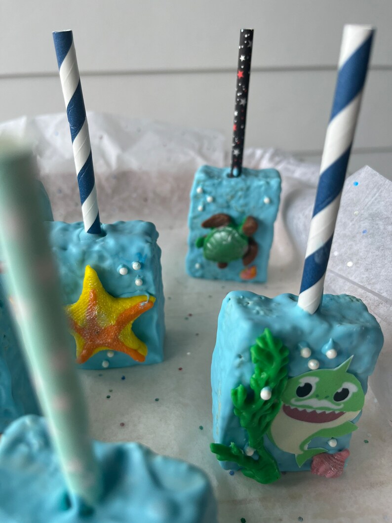 Baby Shark Rice Crispy - Etsy