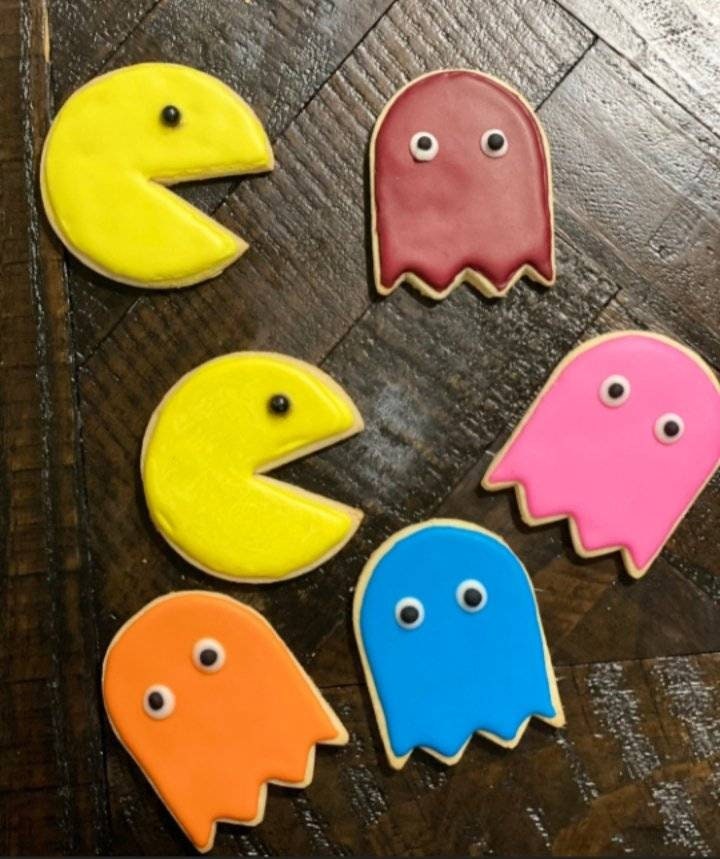 Pacman Sugar Cookies - Etsy