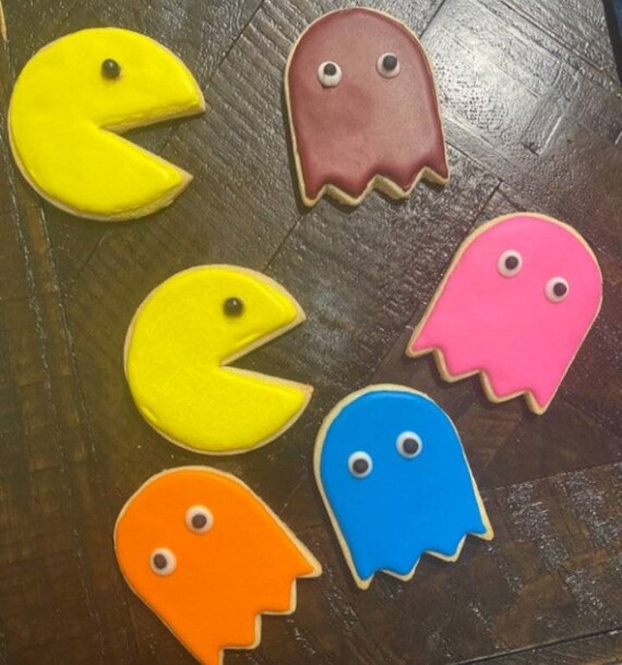 Pacman Sugar Cookies | Etsy