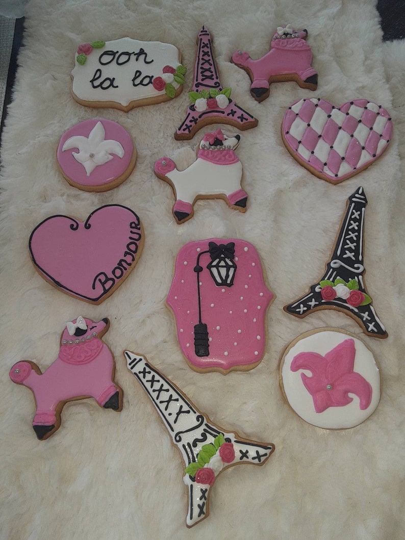 Paris Sugar Cookies - Etsy
