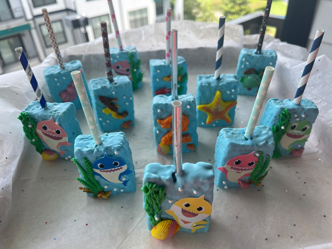 Baby Shark Rice Crispy - Etsy