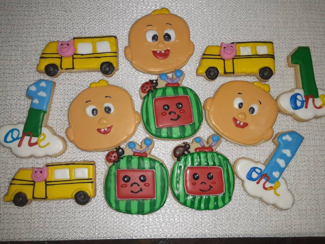 Cocomelon Sugar Cookies - Etsy