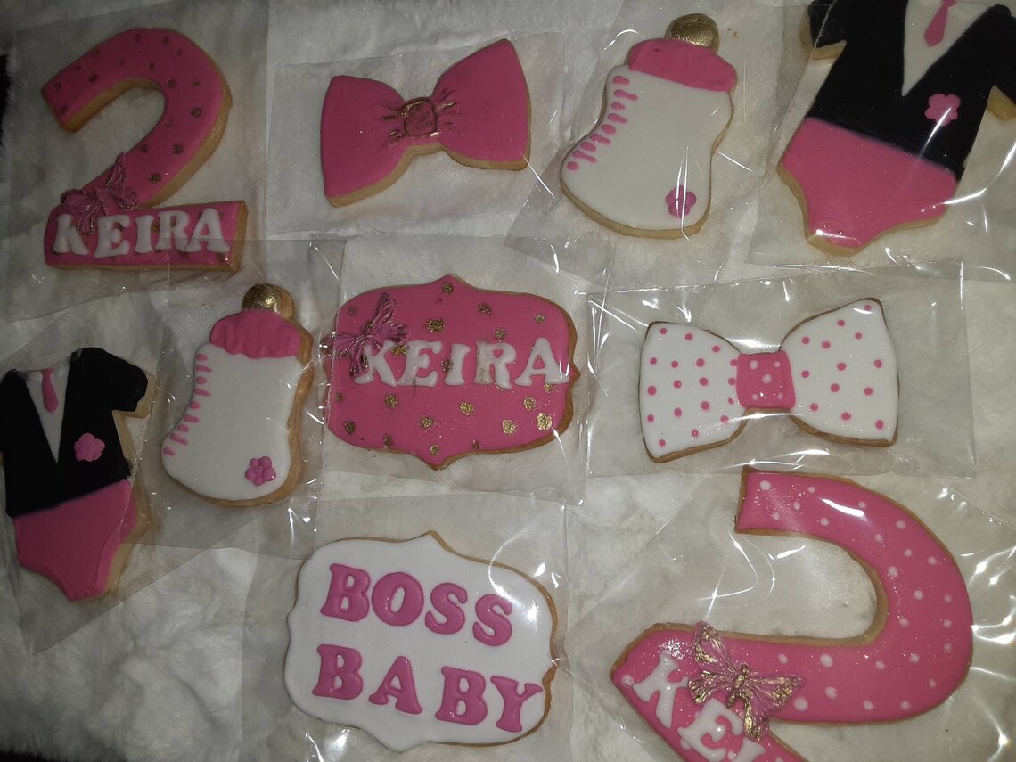 Boss Baby Girl Sugar Cookies | Etsy