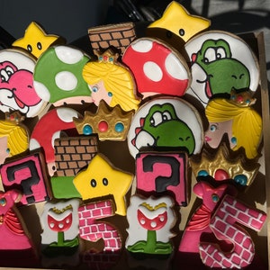 Princess Peach Sugar Cookies - Etsy