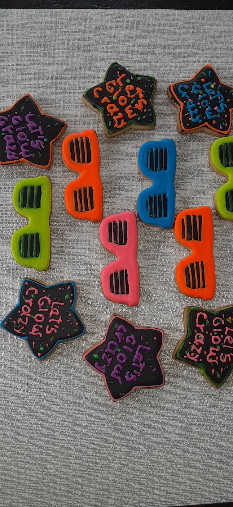 Glow in the Dark / Neon Sugar Cookies - Etsy