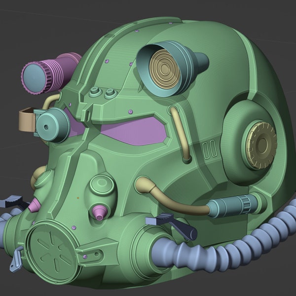 3d Printed T60 Helmet - Etsy