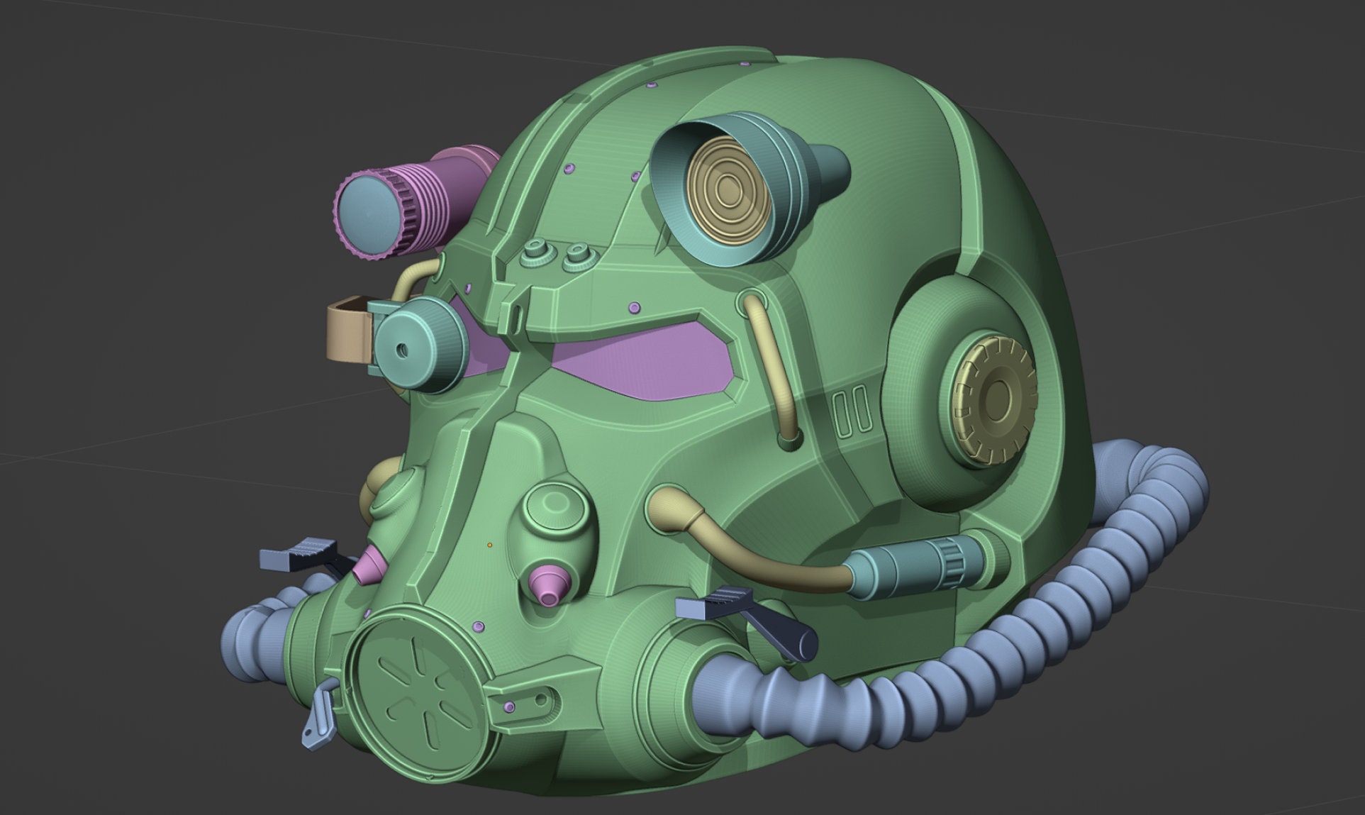 Helmet T60 T-60 Fallout- 3D Prop File - Etsy