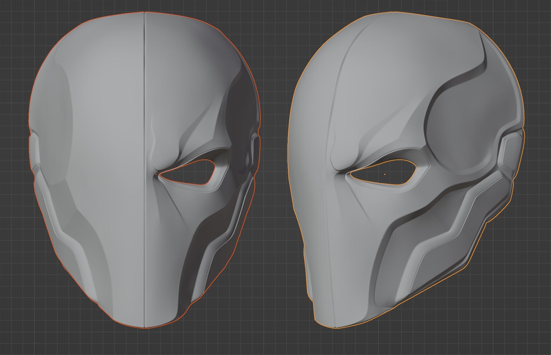 Deathstroke Mask Pepakura