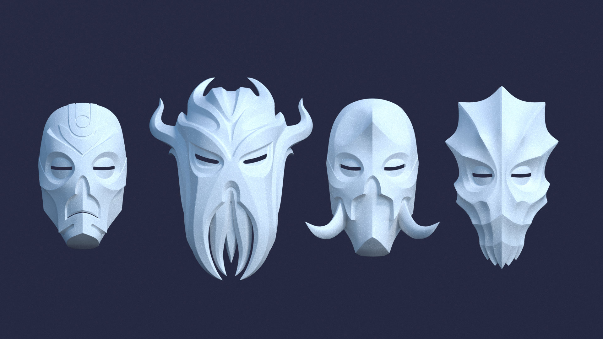 Dragon Priest Mask Bundle - Zahkriisos, Konahrik Morokei 3D File Prop ...