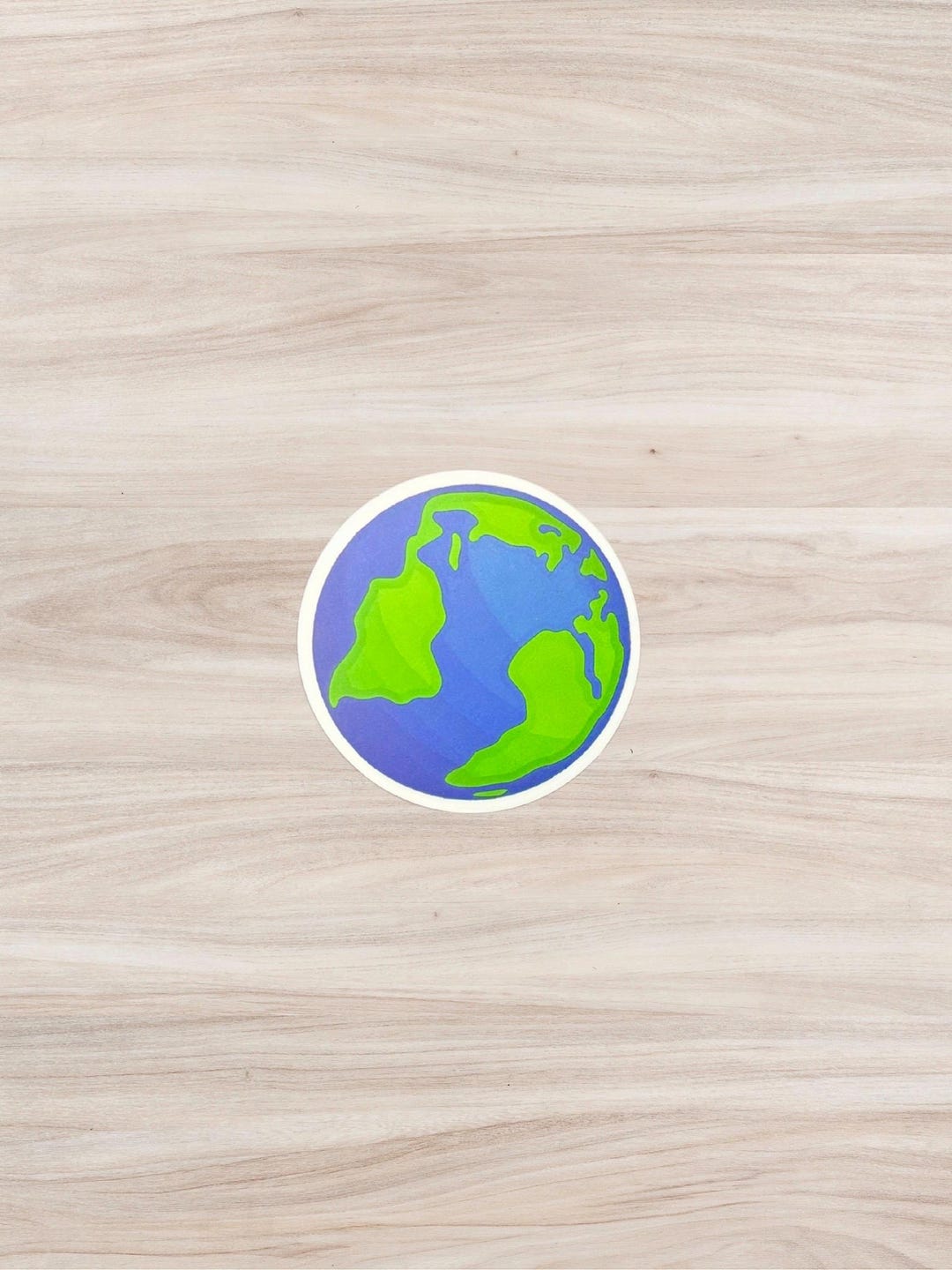 Earth Sticker - Water Resistant High Quality Matte Vinyl Sticker, Perfect for Laptops, Phones ...