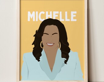 Michelle Obama Poster Print - Etsy