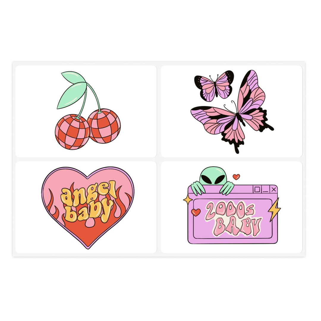 Y2K Sticker Sheet - Etsy