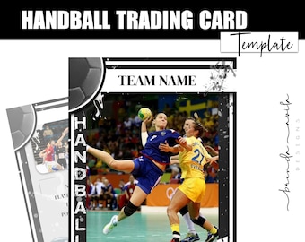 Handball Template - Etsy