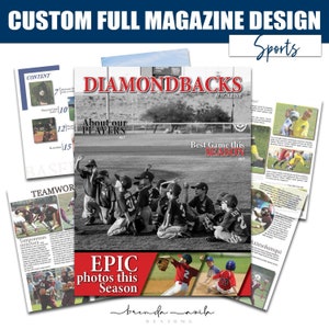 For ALL SPORTS - Full Magazine - Custom Digital Design- High Quality ...