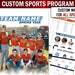 Custom Sports Program - ALL SPORTS - Digital Design- High Quality ...