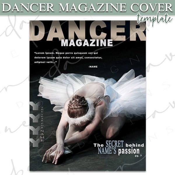 Magazine Layout - Etsy