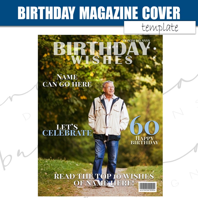 Magazine Cover Template Google Slides