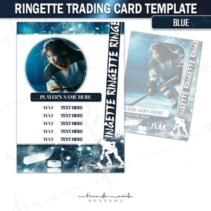 Ringette Trading Card Template - Google Slides- High Resolution ...