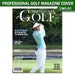 Professional Golf Magazine Cover Template- Edit- Digital Instant ...