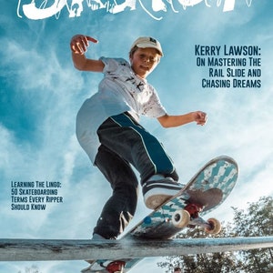 Skater- Magazine Cover Template- Custom- High Quality- Google Slides - Etsy