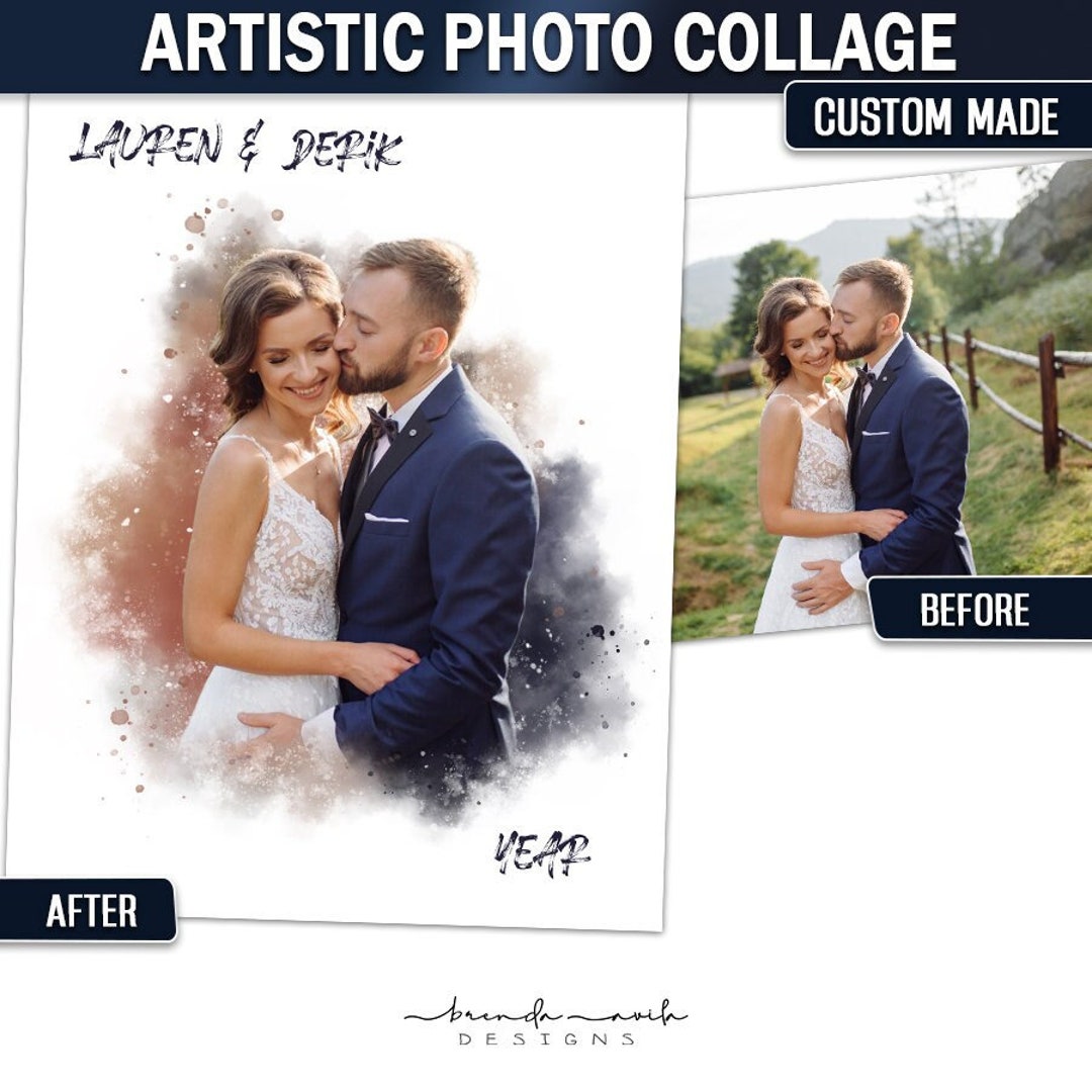 Artistic Photo Collage - Custom Design - Digital - Wedding - ALL ...