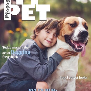 My Pet Magazine- Magazine Cover Template- Custom- High Quality- Google ...