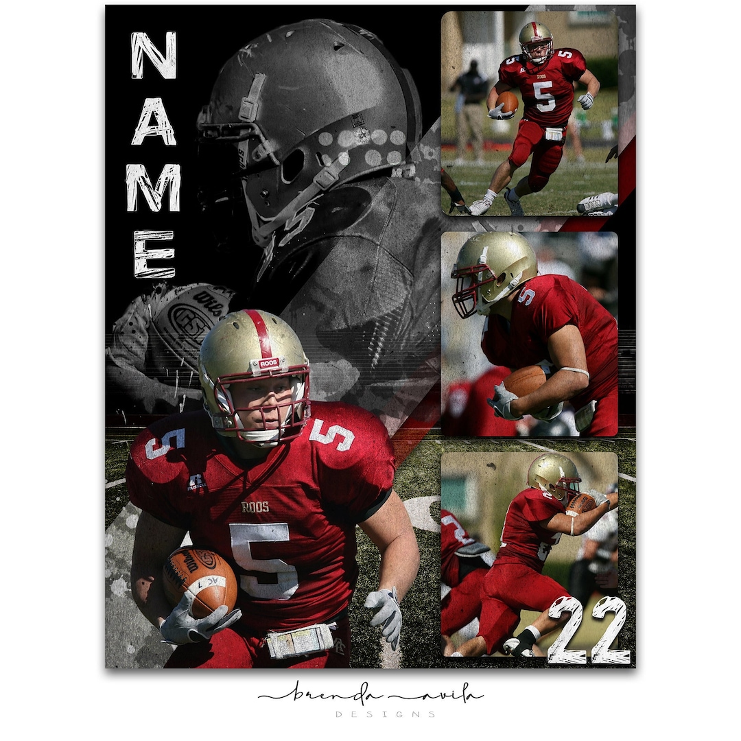 Sports Picture Shots Collage - Custom Made - ALL Sports - Etsy
