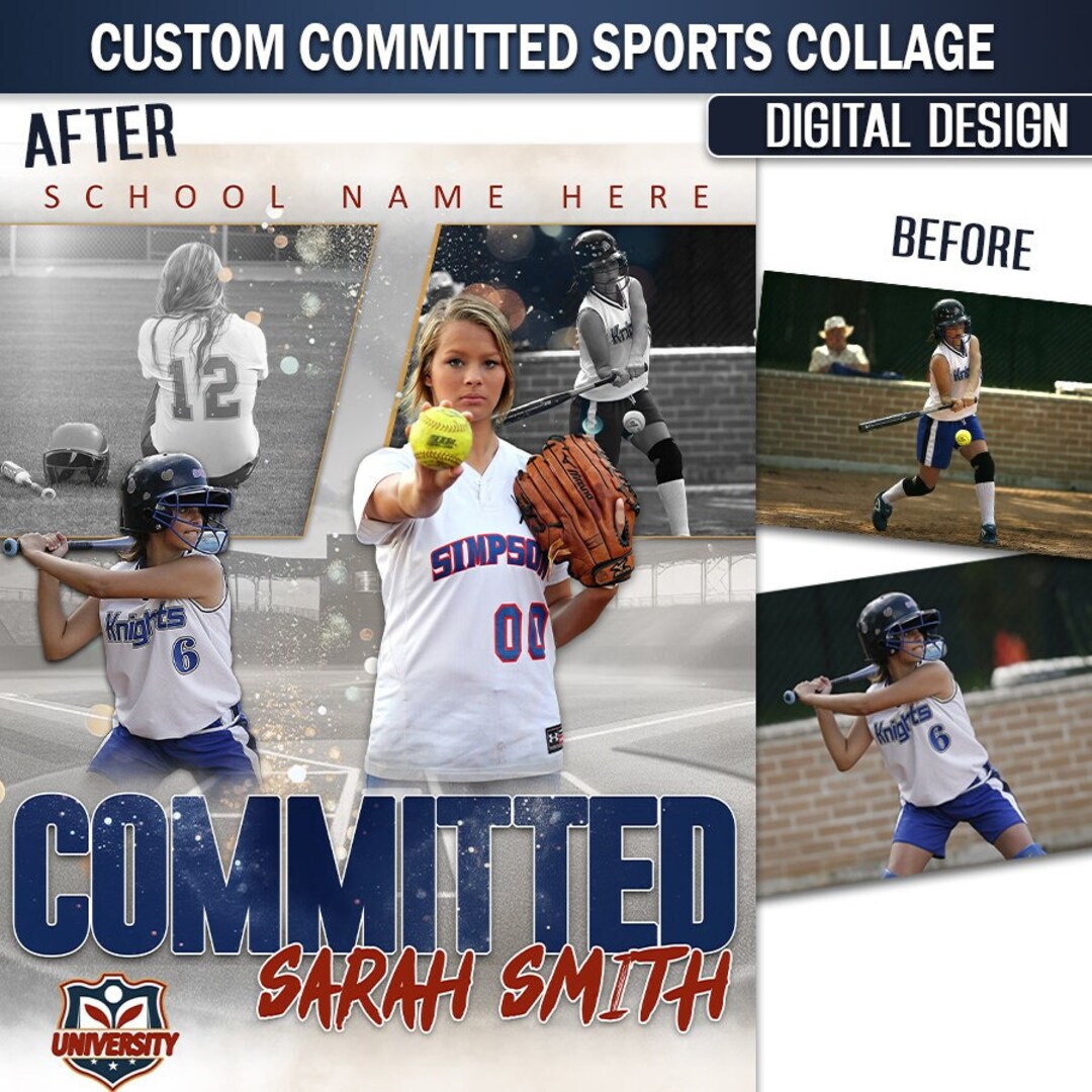 Committed Poster- Highlights Version - Custom Made- All Sports - Etsy