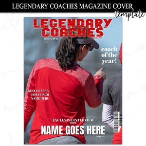 Legendary Coaches Magazine Cover Template Google Slides High Resolution ...
