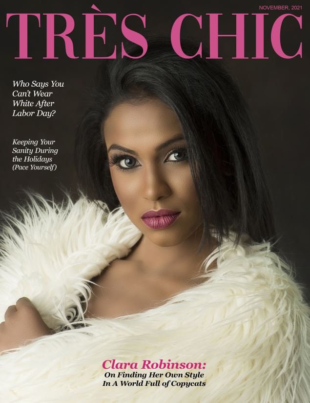 TRÈS CHIC Magazine Cover- Custom- Google Slides - Etsy