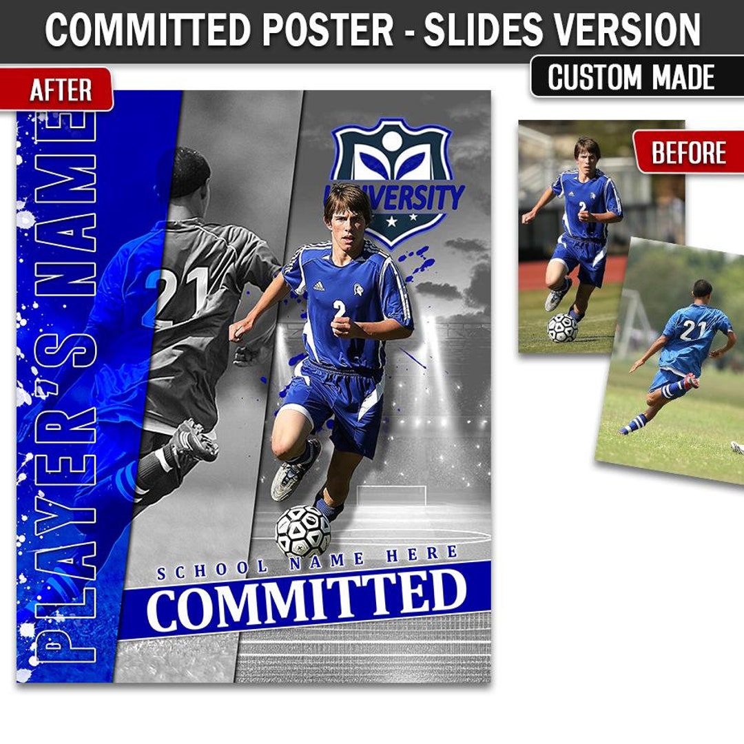 Sports Committed Poster Design- Custom Made- All Sports! - Slides ...
