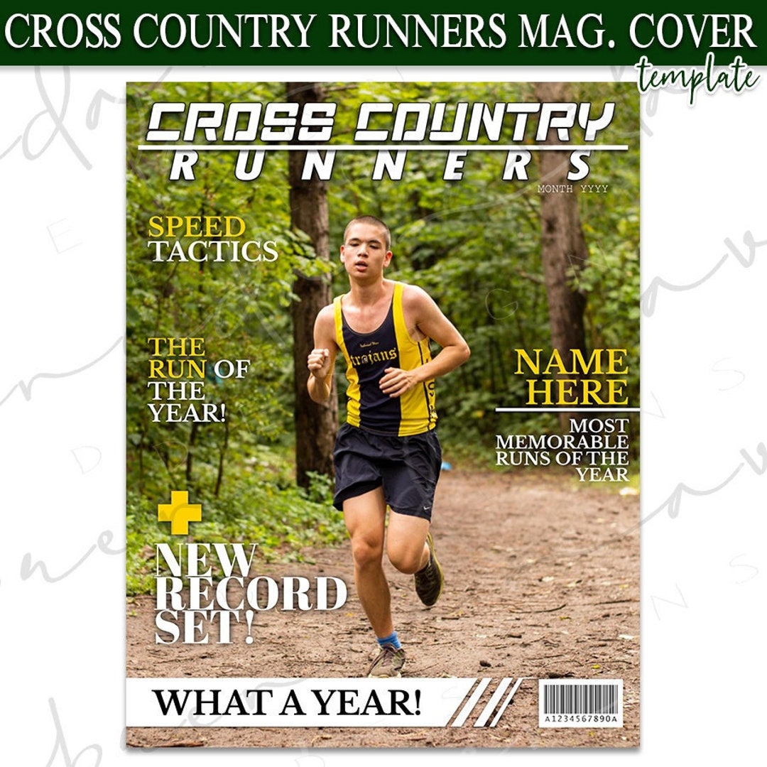 Cross Country Runners- Magazine Cover Template- Custom- Google Slides ...