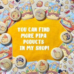 La Pipa Cute Chick Bird Vinyl Sticker Sheet Glossy and Holographic ...