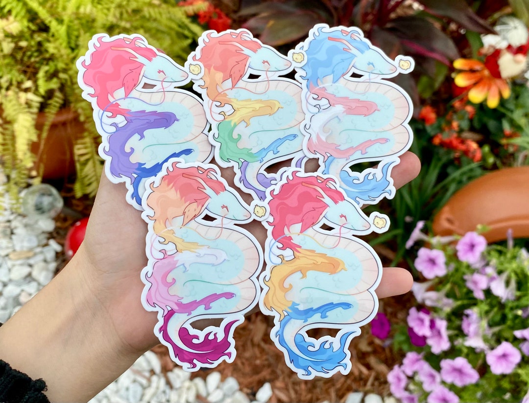 Pride Dragon Stickers Lgbtq Flags Gay Pride Vinyl Stickers Etsy
