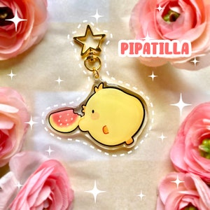 La Pipa Bag Charm and Keychain - Acrylic Epoxy Cute Chick Charms - Etsy