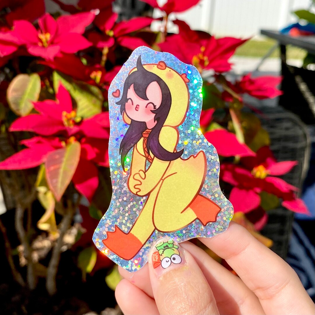 Circuscore ! Circus Trapeze Artist Girl Holographic Glitter Sticker ...