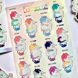 Pride Dragon Sticker Sheet | LGBTQ+ Flags | Gay Pride Vinyl Stickers - Etsy
