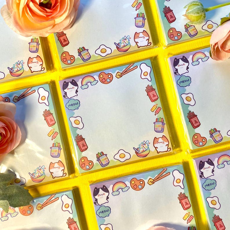 Kawaiicore! Sticky Notes | Cute Stationery - Etsy