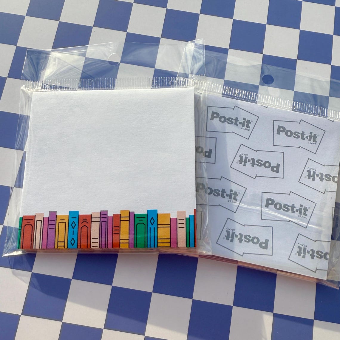 Bookish Post-it Note: Colorful Bookshelf Desk Accessory - Etsy