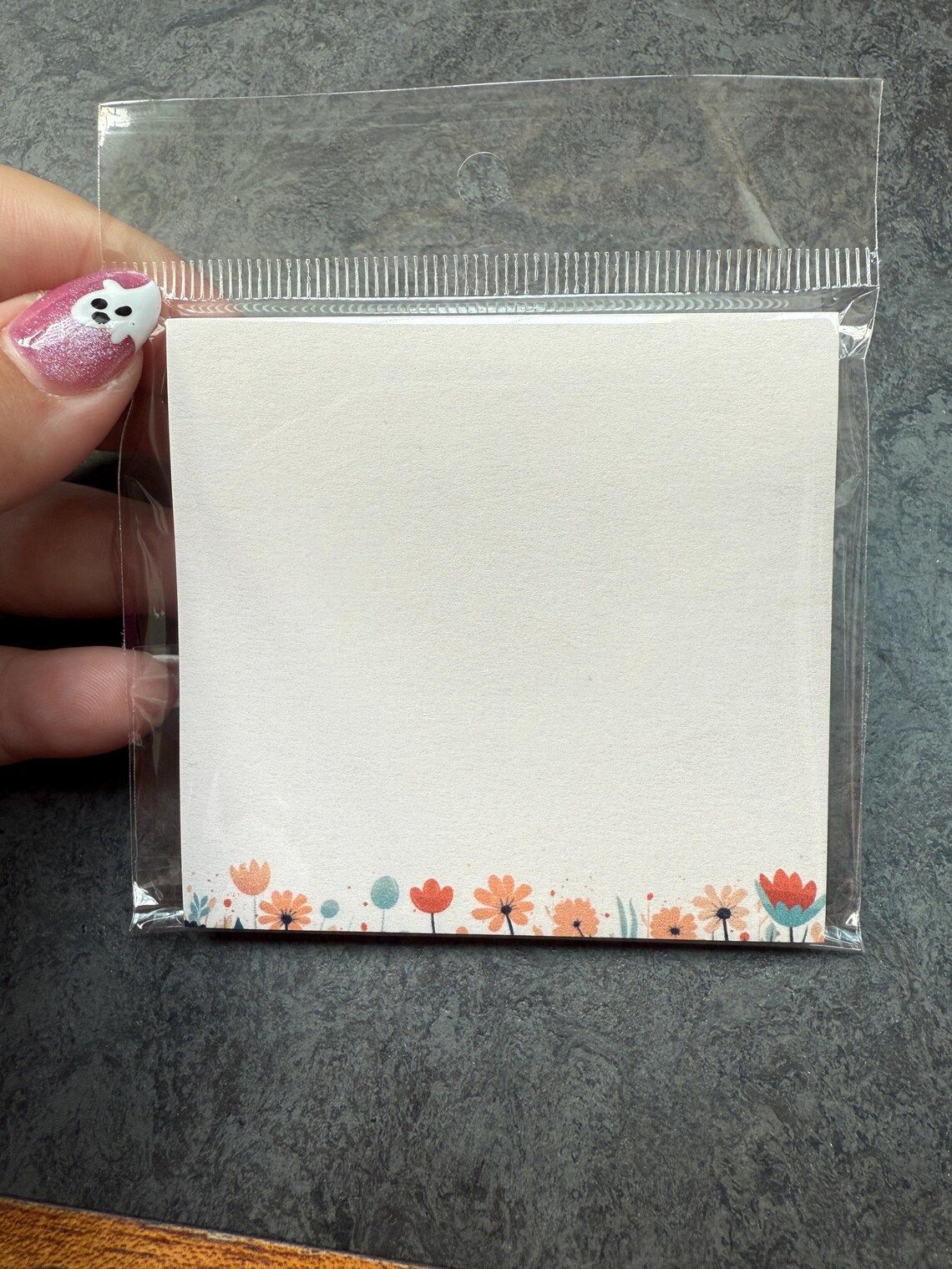 Sticky Note | Post-it Note | Cute Desk Accessory | Floral Sticky Note ...