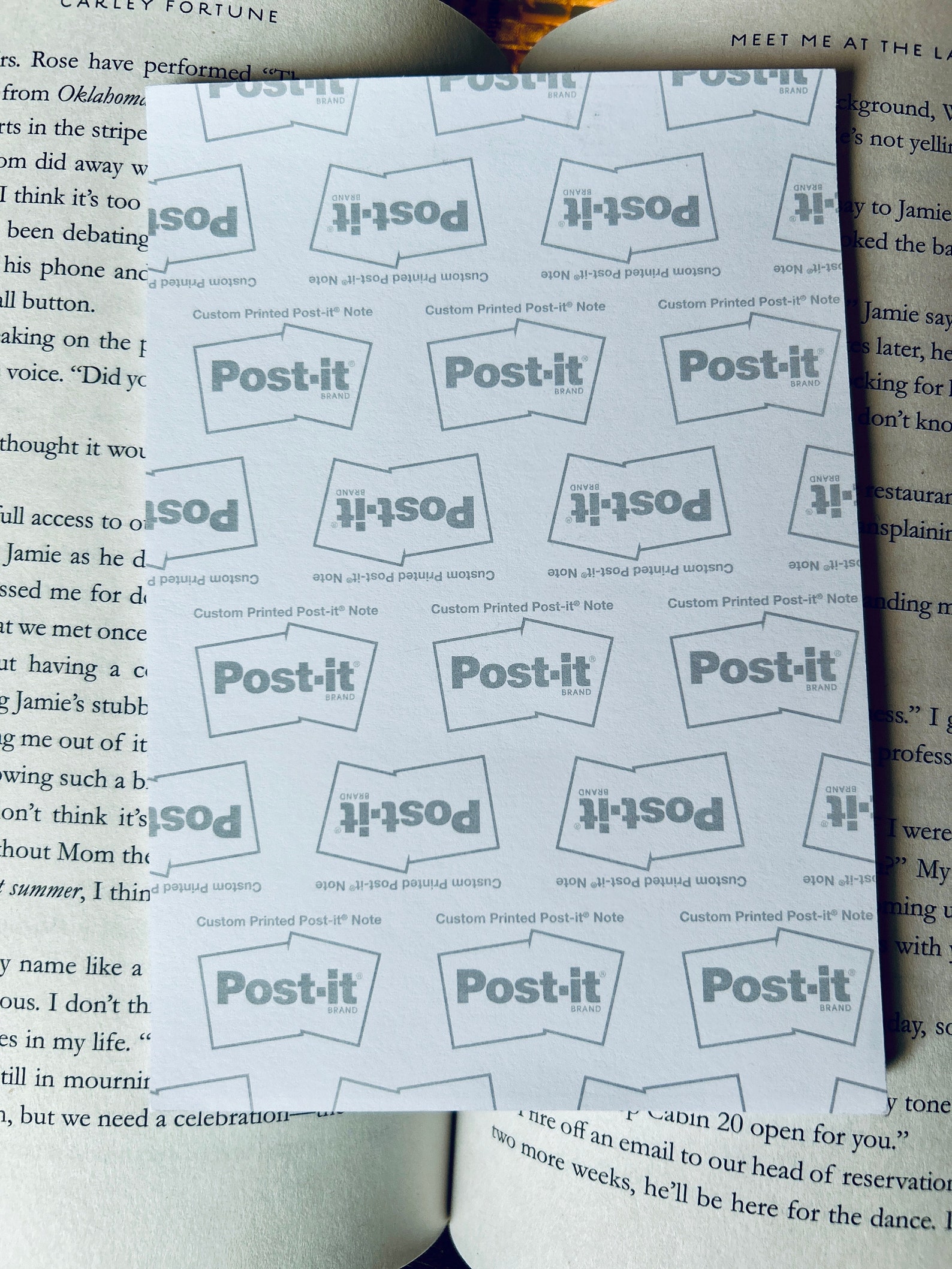 Book Review Post-it Notepad 4x6 Post-it 50 Self-adhesive Pages Bookish ...