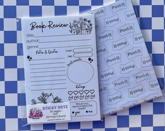 Book Review Post-it Notepad 4x6 Post-it® | 50 Self-adhesive Pages ...