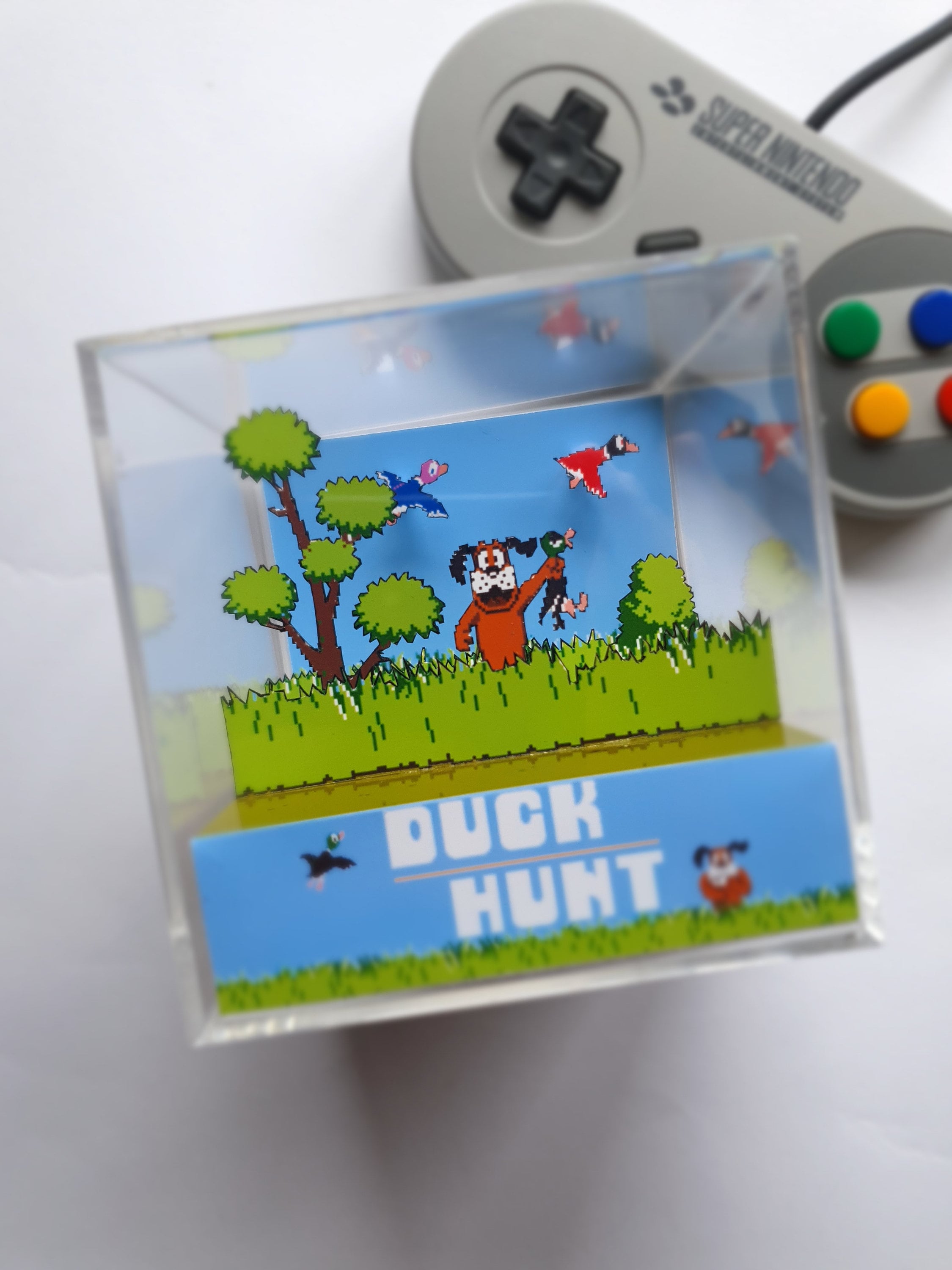 Pixel Duck Hunt Ducks