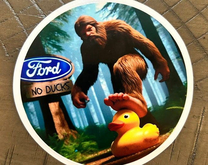 Sasquatch Vs Rubber Duck Velcro Patch - Etsy Canada